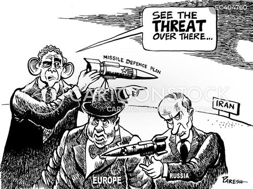 Missile Defense Plan Cartoons and Comics - funny pictures from CartoonStock