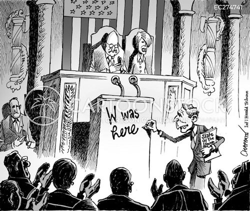 Exit Bush Cartoons and Comics - funny pictures from CartoonStock
