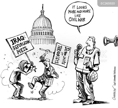 Opposing Iraq Cartoons and Comics - funny pictures from CartoonStock