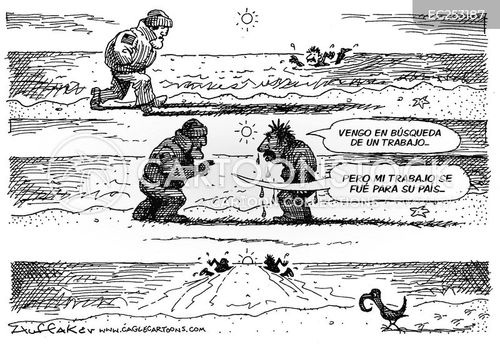 Immigrant Workforce Cartoons and Comics - funny pictures from CartoonStock