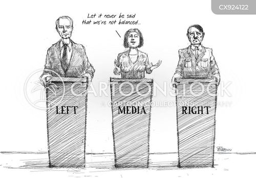 Balanced Coverage Cartoons and Comics - funny pictures from CartoonStock