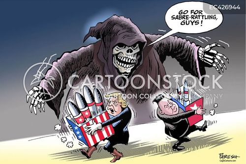 Sabre Rattling Cartoons and Comics - funny pictures from CartoonStock