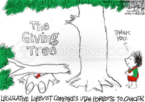 Clearing Forest Cartoons and Comics - funny pictures from CartoonStock