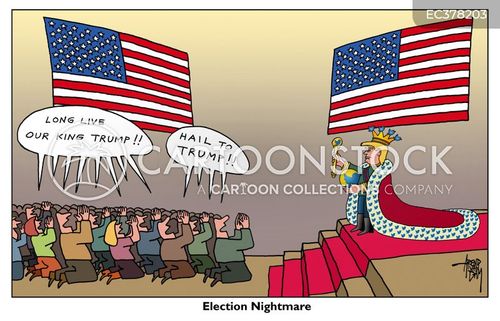 King Trump Cartoons and Comics - funny pictures from CartoonStock