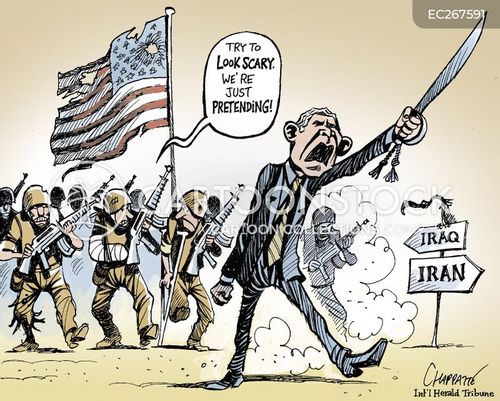 Military Threat Cartoons and Comics - funny pictures from CartoonStock