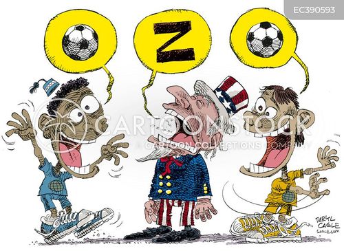 Soccer Excitement Cartoons and Comics - funny pictures from CartoonStock