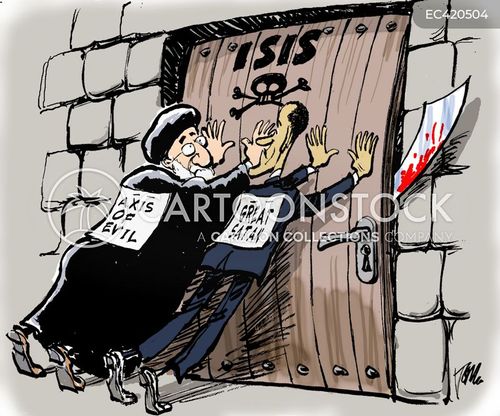 Iran Usa Cartoons and Comics - funny pictures from CartoonStock