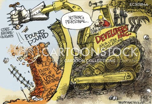 Land Development Cartoons and Comics - funny pictures from CartoonStock