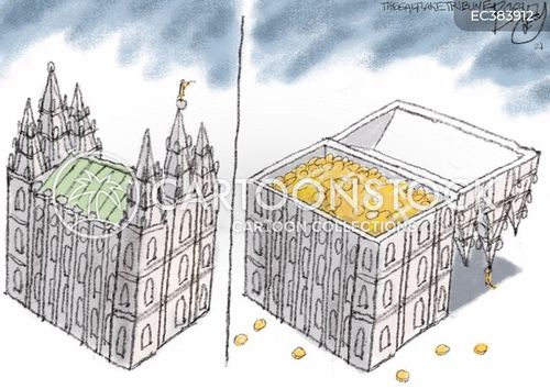 Tithing Cartoons and Comics - funny pictures from CartoonStock