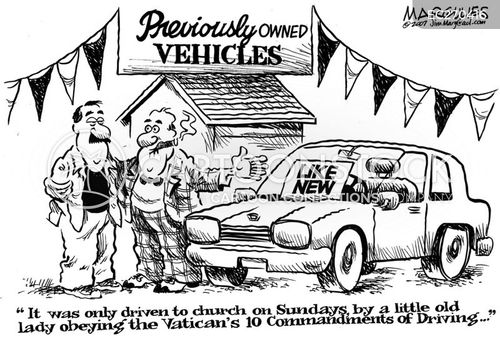 Vehicle Inspection Cartoons and Comics - funny pictures from CartoonStock