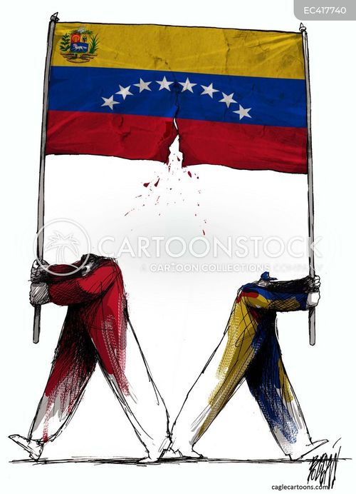 Venezuela En Dos Cartoons and Comics - funny pictures from CartoonStock