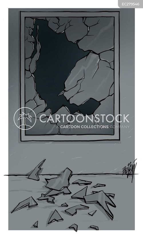 Shattered Cartoons and Comics - funny pictures from CartoonStock