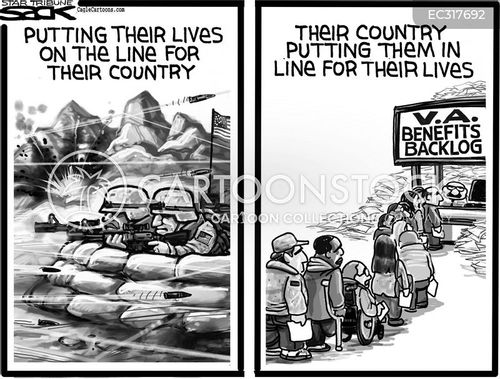 Wounded Warriors Cartoons and Comics - funny pictures from CartoonStock