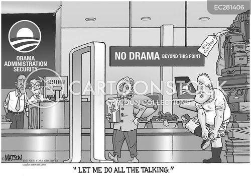 Vetting The Clintons Cartoons and Comics - funny pictures from CartoonStock