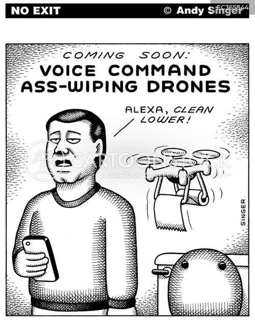 Wiping Cartoons and Comics - funny pictures from CartoonStock