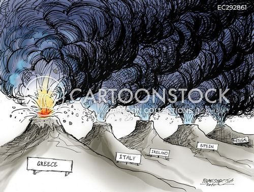 Volcanoes Cartoons and Comics - funny pictures from CartoonStock