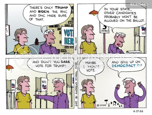 Ballot Access Cartoons and Comics - funny pictures from CartoonStock