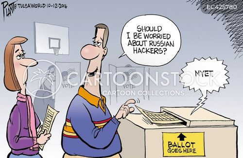 Russian Hackers Cartoons and Comics - funny pictures from CartoonStock