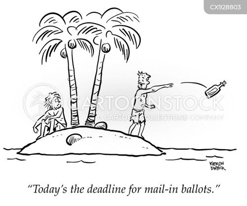 Ballot Submission Cartoons and Comics - funny pictures from CartoonStock