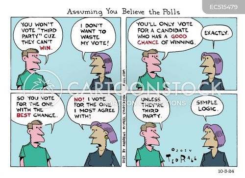 Voting Dilemma Cartoons and Comics - funny pictures from CartoonStock