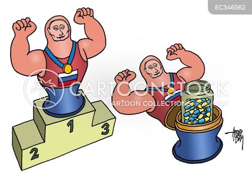 Soviet Athletes Cartoons and Comics - funny pictures from CartoonStock