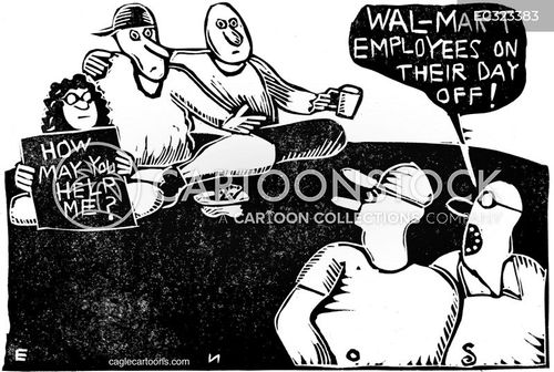 Walmart Employees Cartoons and Comics - funny pictures from CartoonStock