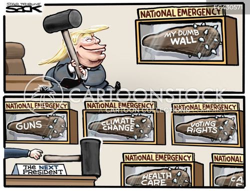 Declares Emergency Cartoons and Comics - funny pictures from CartoonStock