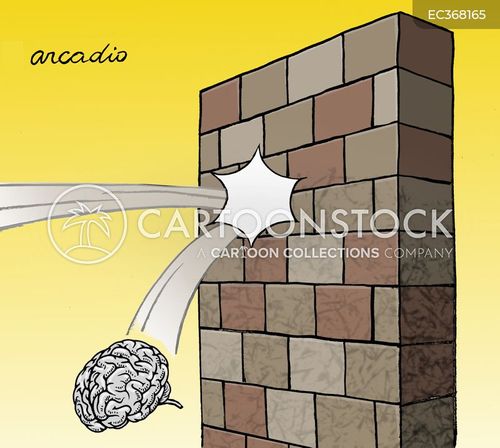 Smashing Wall Cartoons and Comics - funny pictures from CartoonStock