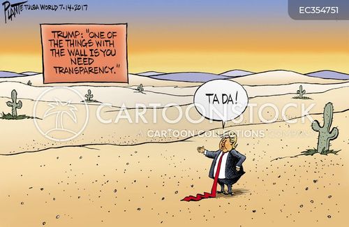 Transparent Trump Cartoons and Comics - funny pictures from CartoonStock