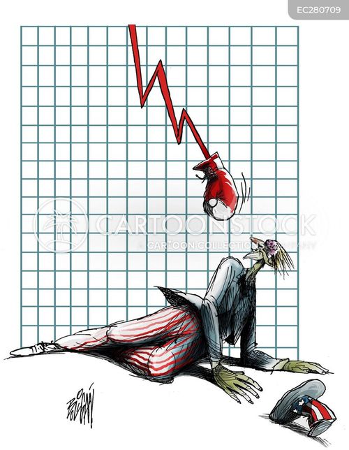Red Line Graph Cartoons and Comics - funny pictures from CartoonStock