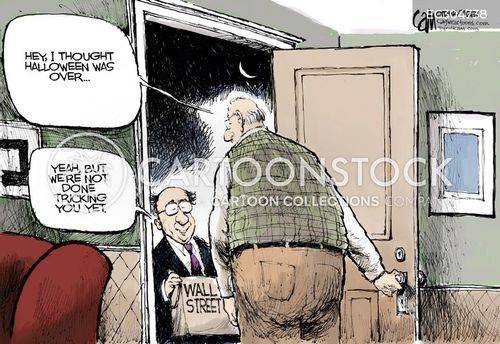 Bankers Greed Cartoons and Comics - funny pictures from CartoonStock