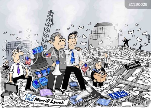 Financial Turmoil Cartoons and Comics - funny pictures from CartoonStock