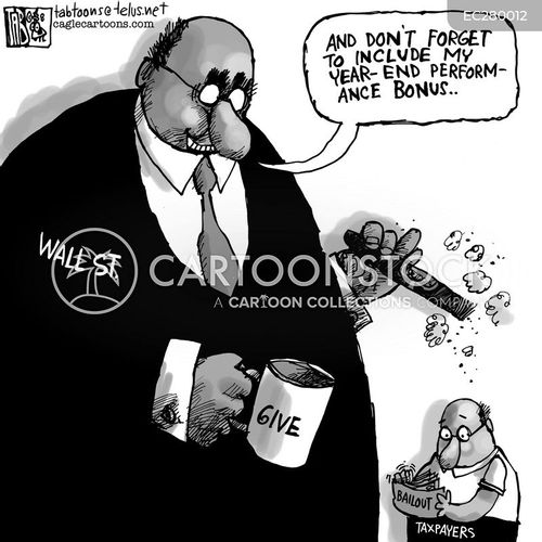 Corporate Bonuses Cartoons and Comics - funny pictures from CartoonStock