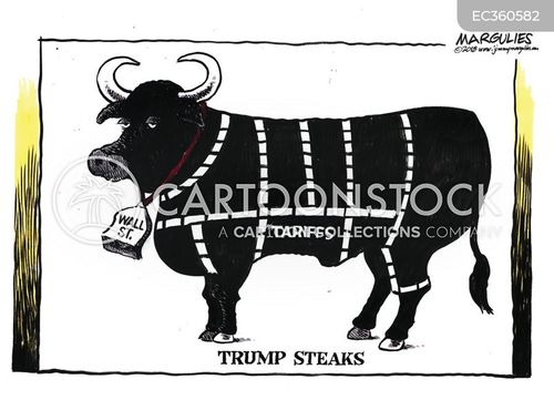 Tariff Walls Cartoons and Comics - funny pictures from CartoonStock