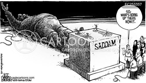 Saddam's Reign Cartoons and Comics - funny pictures from CartoonStock