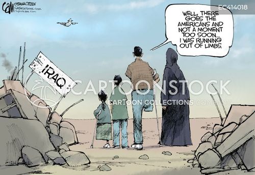 Iraqi Civilians Cartoons and Comics - funny pictures from CartoonStock