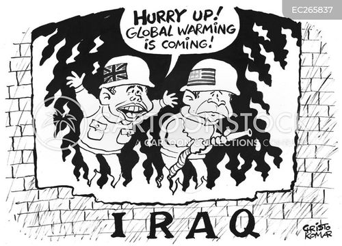 Iraqi Waters Cartoons and Comics - funny pictures from CartoonStock