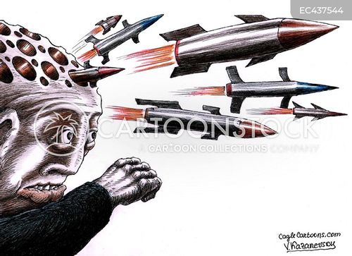 Attack Line Cartoons and Comics - funny pictures from CartoonStock