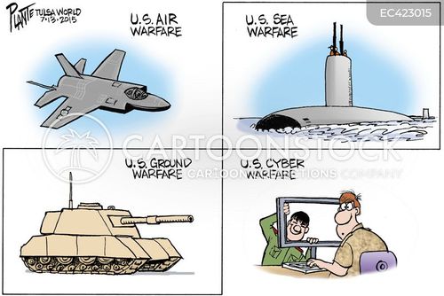 Warfare Advancements Cartoons and Comics - funny pictures from CartoonStock