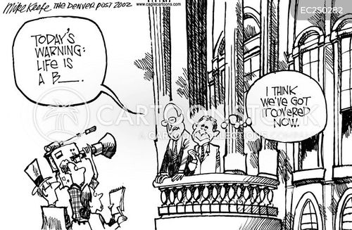 Official Warning Cartoons and Comics - funny pictures from CartoonStock