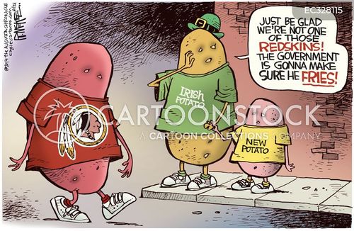 Redskin Potatoes Cartoons and Comics - funny pictures from CartoonStock