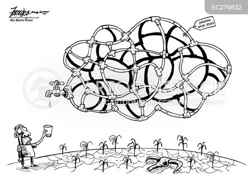 Water Shortage Cartoons and Comics - funny pictures from CartoonStock