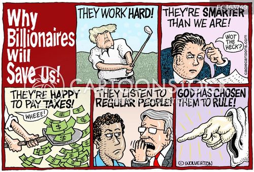 Us Oligarchy Cartoons and Comics - funny pictures from CartoonStock