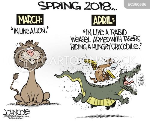 Spring Weather Cartoons and Comics - funny pictures from CartoonStock