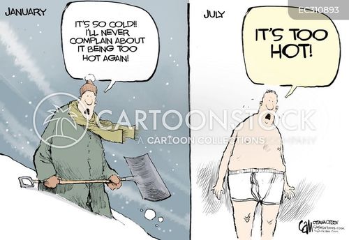 Winter Heatwave Cartoons and Comics - funny pictures from CartoonStock