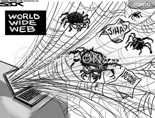 Digital Threats Cartoons and Comics - funny pictures from CartoonStock