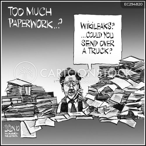 Wikileaks Cartoons and Comics - funny pictures from CartoonStock