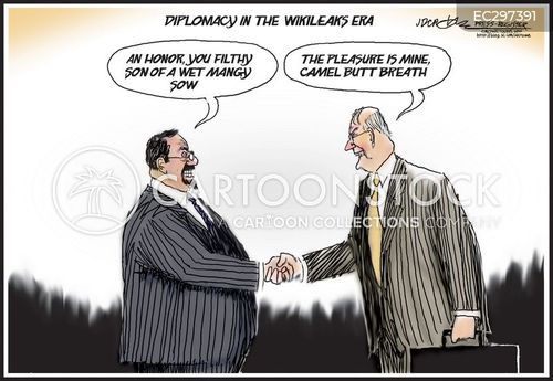 Backdoor Diplomacy Cartoons and Comics - funny pictures from CartoonStock