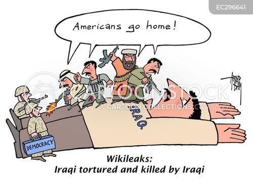 Iraq Victims Cartoons and Comics - funny pictures from CartoonStock