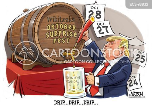 October Surprise Cartoons and Comics - funny pictures from CartoonStock